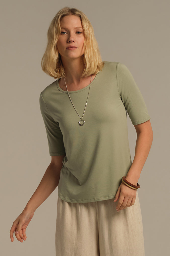 Sophie Top - Sage | Bamboo Body