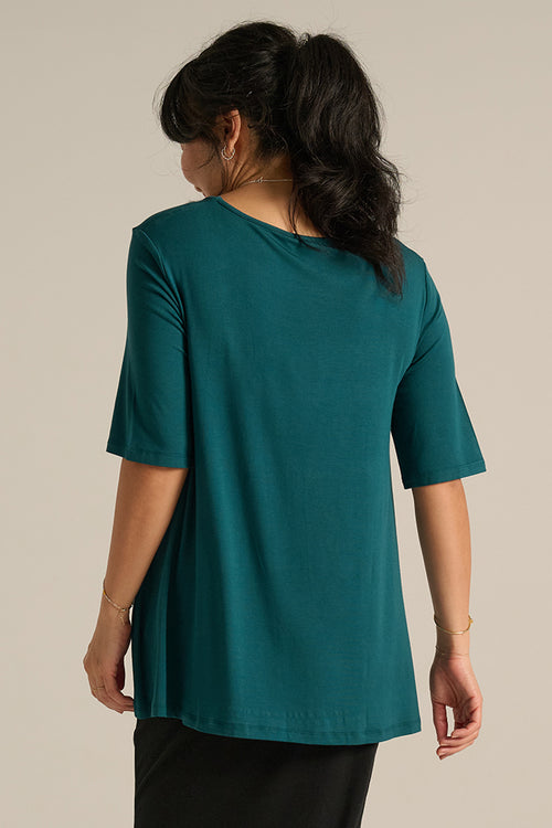 Carter Tunic Top - Pine | Bamboo Body