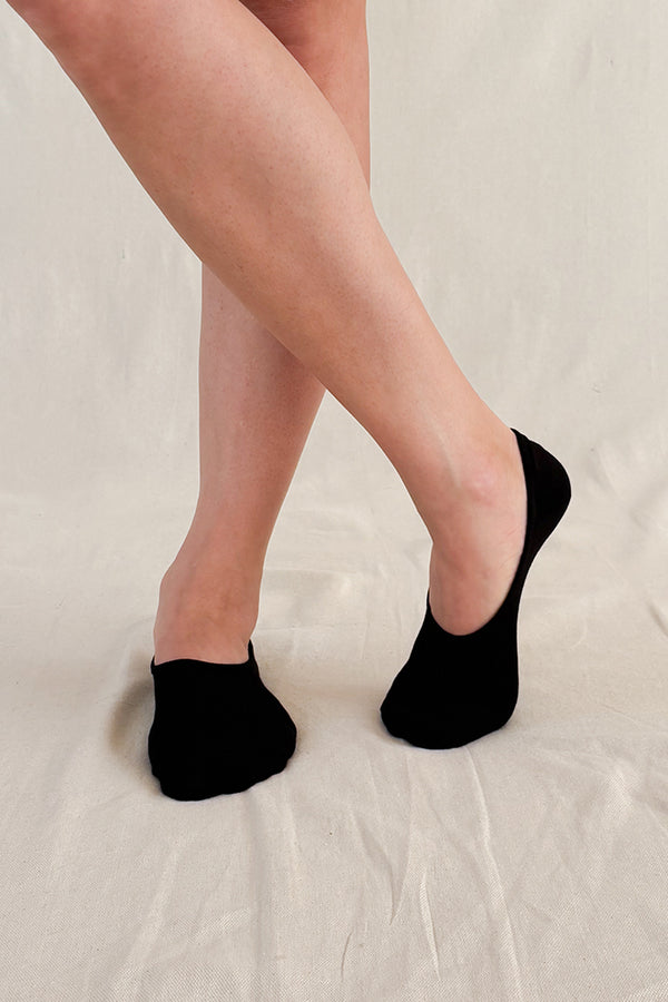 Women's Hidden Bamboo Socks 2 Pack - Black | Bamboo Body