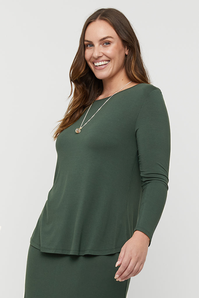 Margot Top - Forest | Bamboo Body
