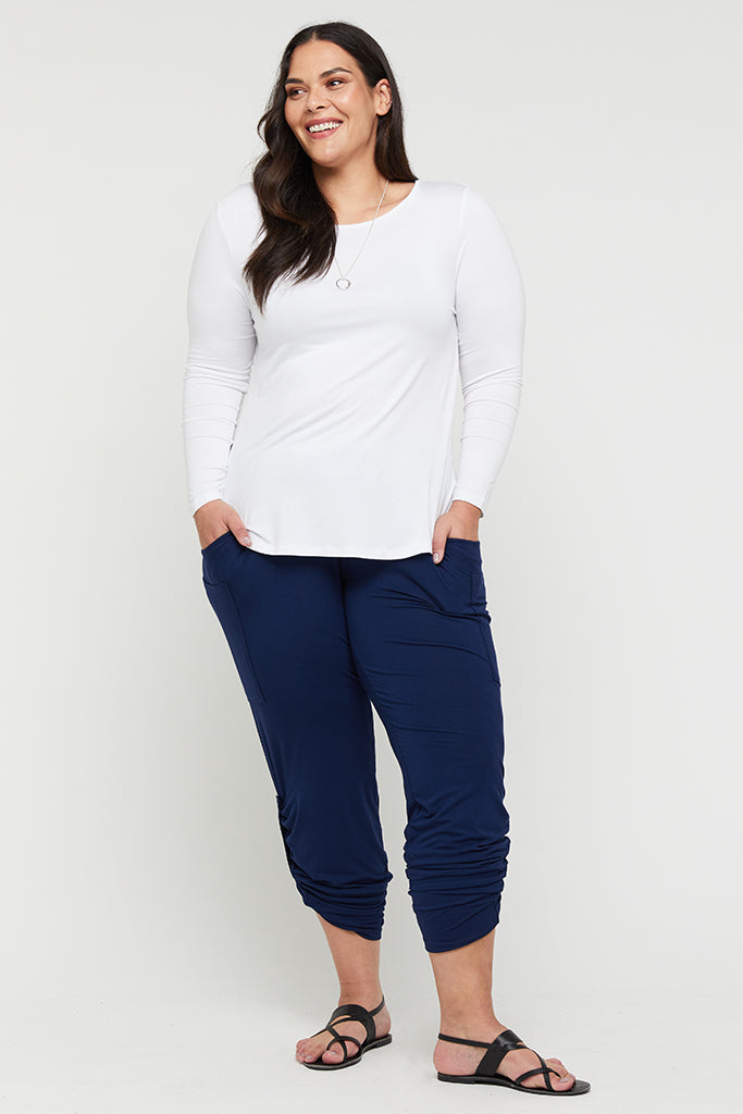 Margot Top - White | Bamboo Body