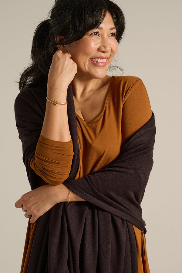 Paige Top - Ginger | Bamboo Body