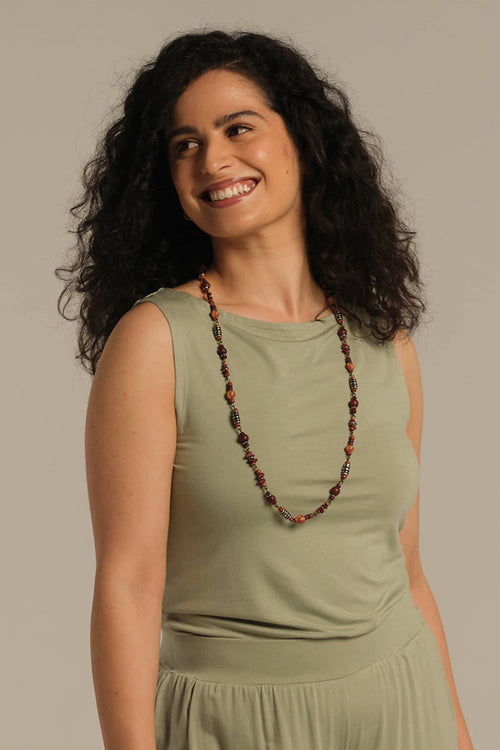 Bamboo Shell Top - Sage | Bamboo Body