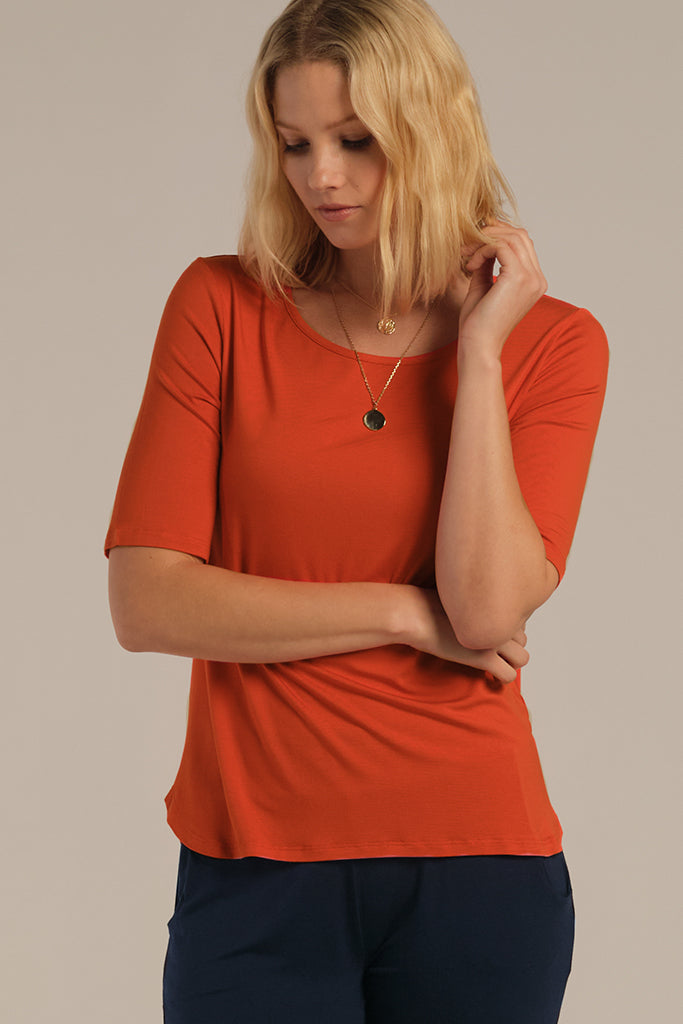 Sophie Top - Flame | Bamboo Body