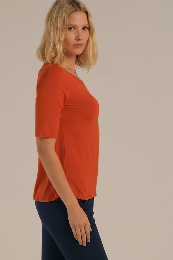 Sophie Top - Flame | Bamboo Body