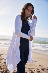 Waterfall Cardigan - Black | Bamboo Body