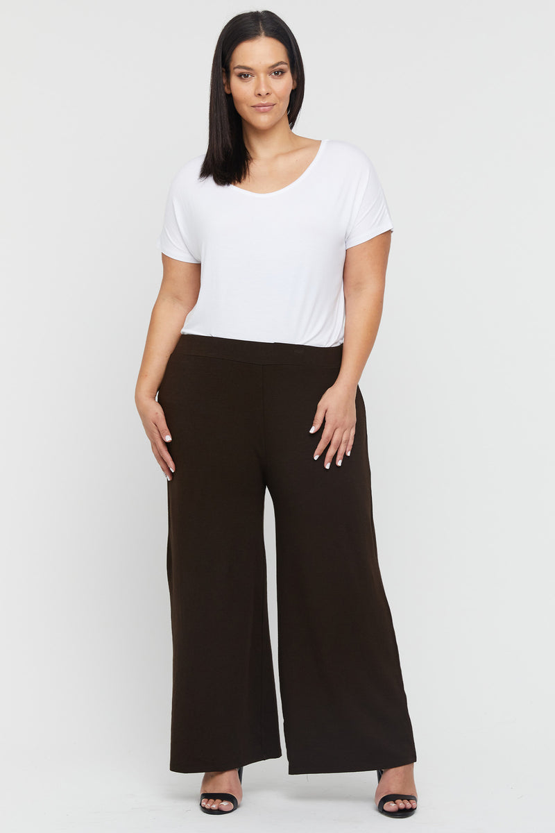 Eva Pant - Chocolate | Bamboo Body