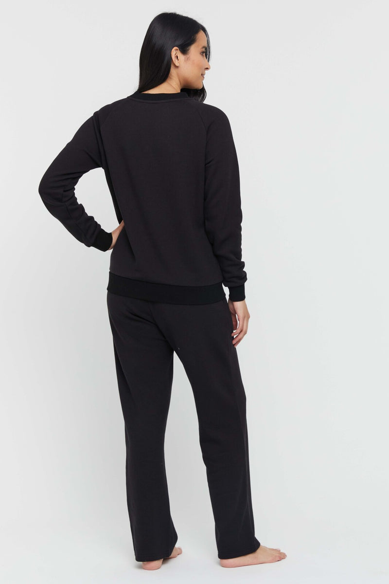 Bamboo Essential Trackpant - Black | Bamboo Body