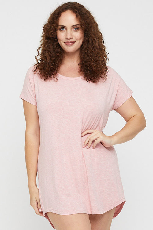 Niah Night Dress - Rose | Bamboo Body